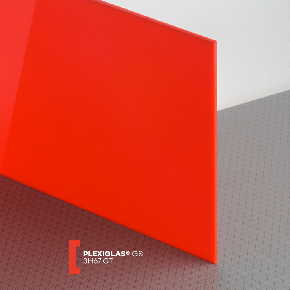 PLEXI GS 3MM RED GLOSS 3H67 1200X600MM – Maizey Craft
